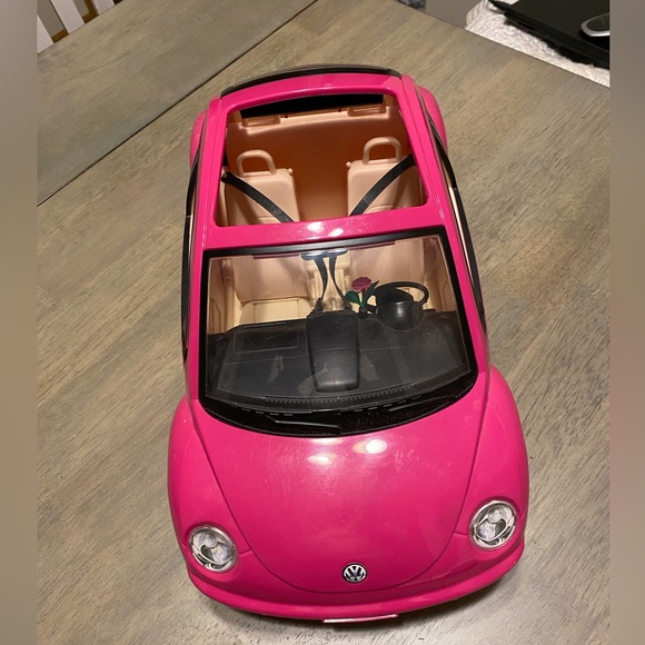 Mattel | Toys | Mattel Barbie Vw Bug 200 Hot Pink Doors And Trunk Open ...